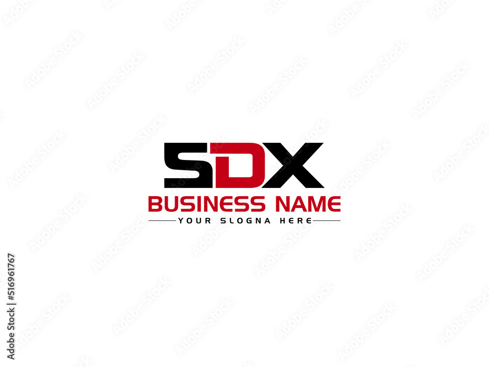 Letter SDX Logo Icon, Colorful SD s d x Logo Letter Vector art With ...