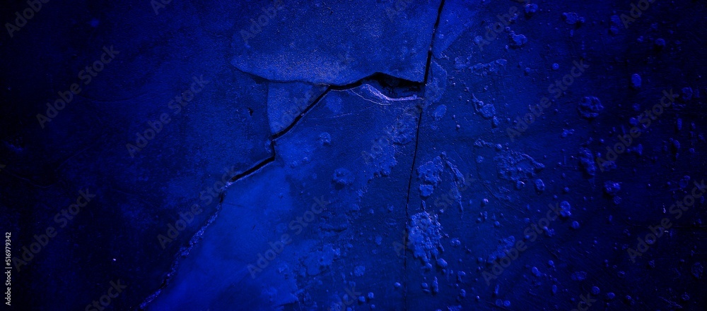 scary dark blue grunge texture for background. dark blue wall horror ...