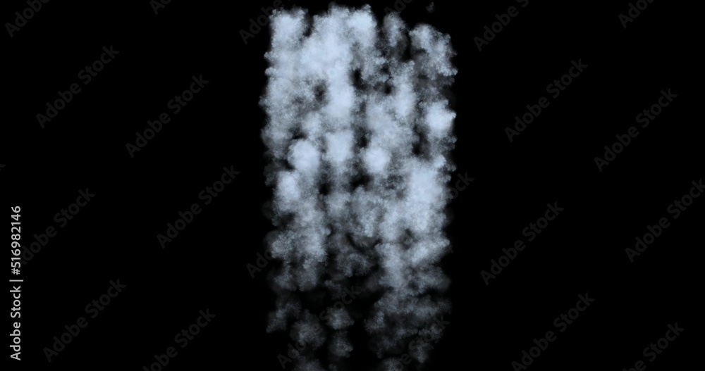 footage waterfall falling wall spray, , large water bubbles, motion ...