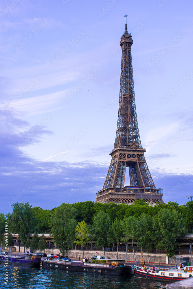 Eiffel Tower - Paris. Paris Eiffel tower France travel landmark. Stock ...