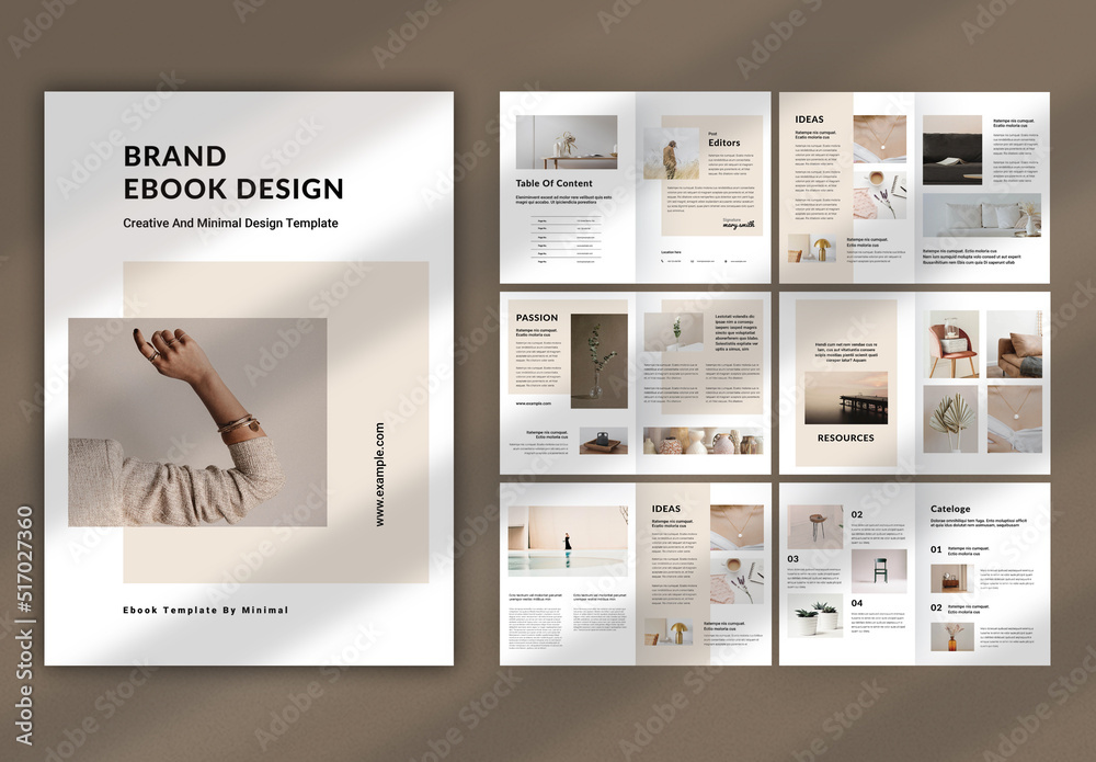 ebook Layout Stock Template | Adobe Stock