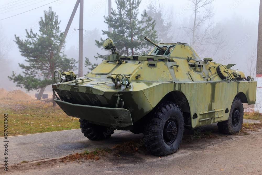 BRDM-2 (Combat Reconnaissance/Patrol Vehicle) is an amphibious armoured ...