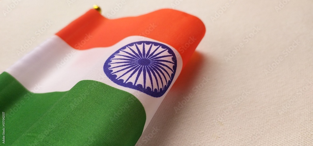 Tricolor official flag of india. august 15 independence and january 26 ...