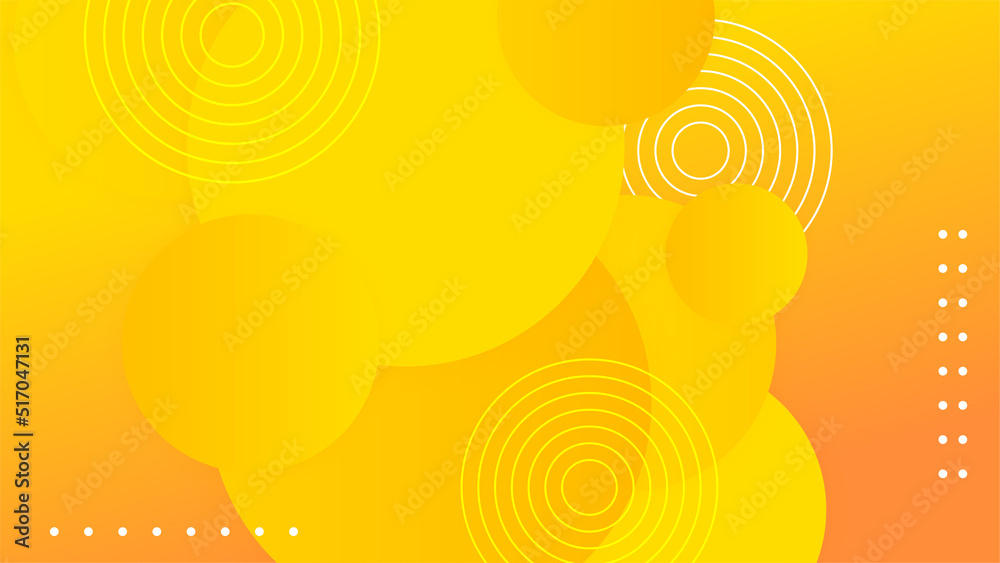 Abstract orange and yellow background with modern trendy gradient ...
