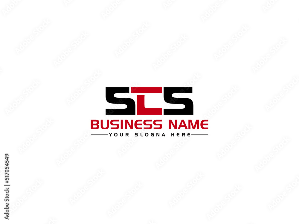 Modern SCS Logo Icon Design, Creative SC s c s Logo Letter Vector Art ...