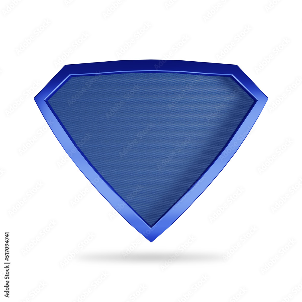 Super elemento, render 3D azul Stock Illustration | Adobe Stock