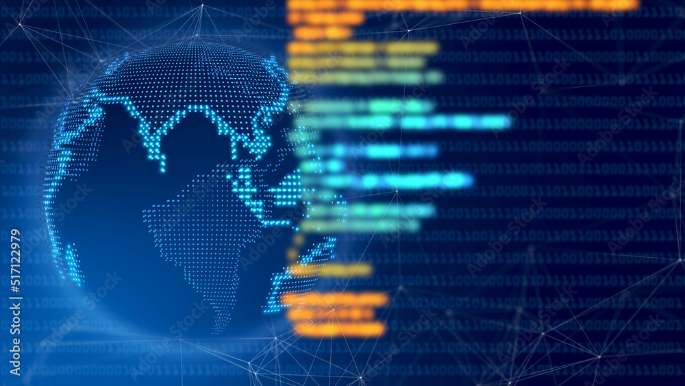 Ilustrace „Programming code abstract technology background of software ...