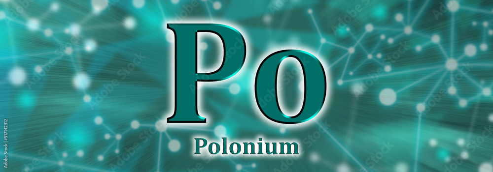 Po symbol. Polonium chemical element Stock Illustration | Adobe Stock
