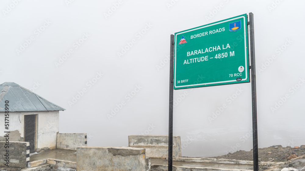 Baralacha La, better known as Baralacha pass is situated in the Zanskar ...