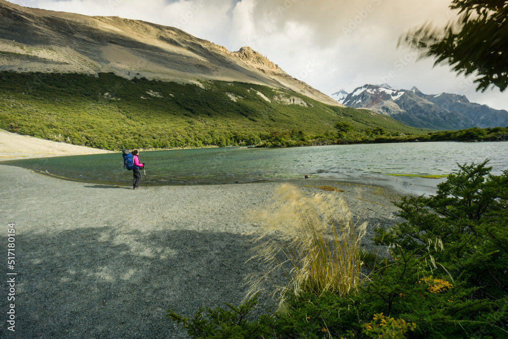 senda de las lagunas Madre e Hija, parque nacional Los Glaciares ...