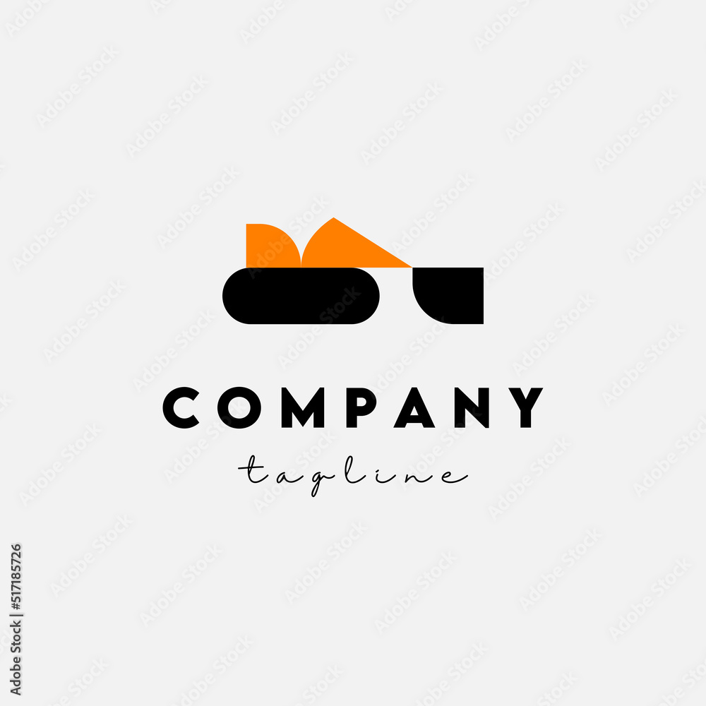 dozer vector logo construction heavy equipment illustration used for ...