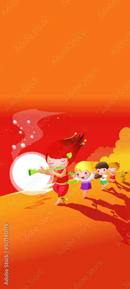 kids dream vertical illustrations school student cartoon school gate ...