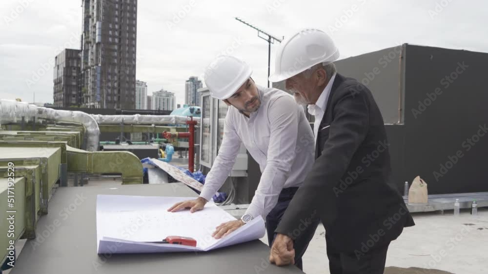 Engineer men or worker team, people working in industry factory ...