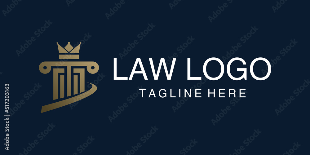 Law logo design concept vector, lawyer, law firm, justice Stock Vector ...