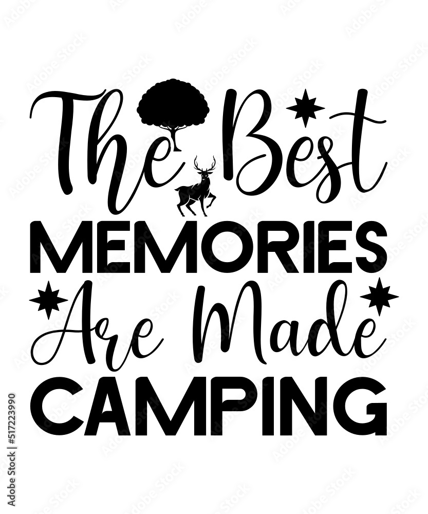 Happy Campers Svg Bundle Camping Bucket Cut File Designs Rv Camp Signs Travel Trailer Png