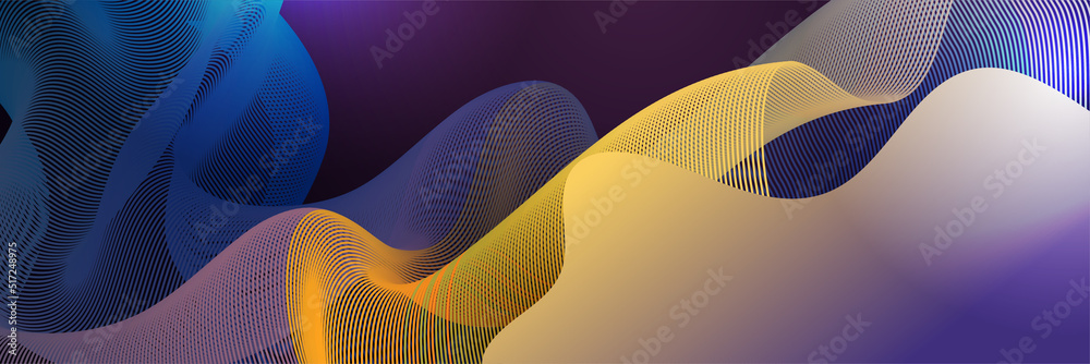 Purple technology digital banner design. Design modern luxury ...