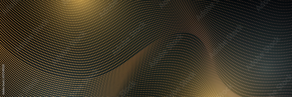 Black gold technology digital banner design. Design modern luxury ...