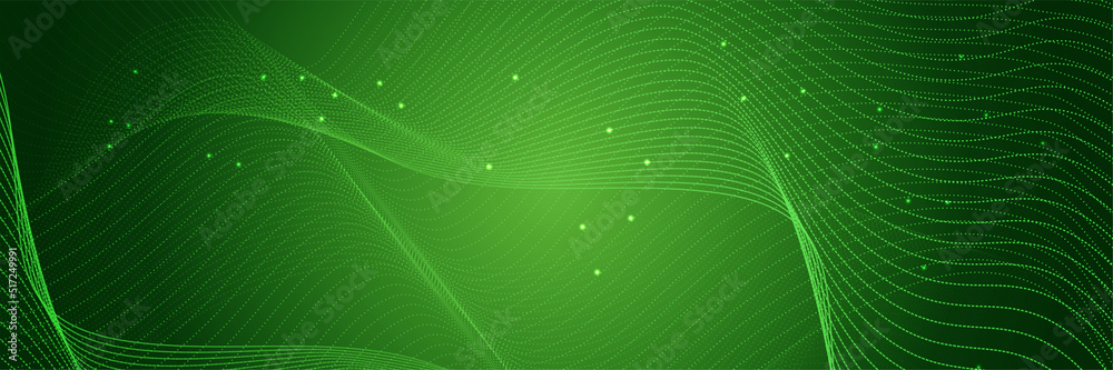 Green technology digital banner design. Design modern luxury futuristic ...