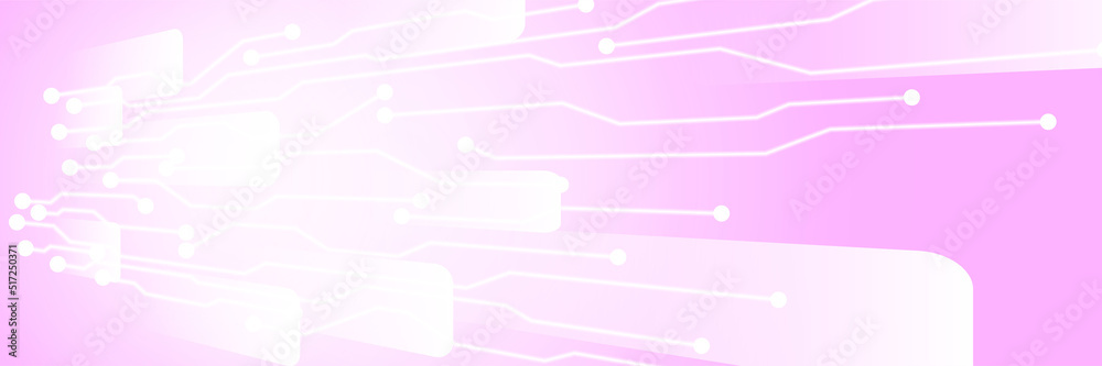 Pink technology digital banner design. Design modern luxury futuristic ...