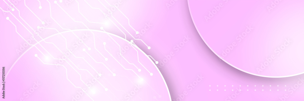 Pink technology digital banner design. Design modern luxury futuristic ...