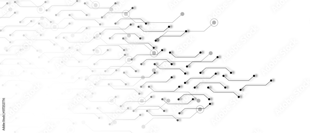 abstract structure circuit computer technology business background ...