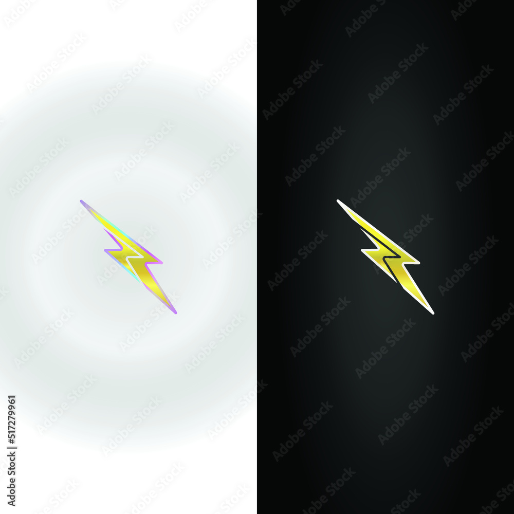 Lighning Flash vector logo design, suitable use for symbol, sign, or ...