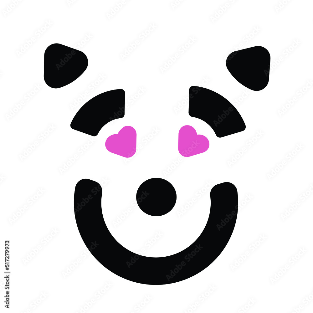 Vetor de cute emot vector logo design, suitable use for symbol, sign ...