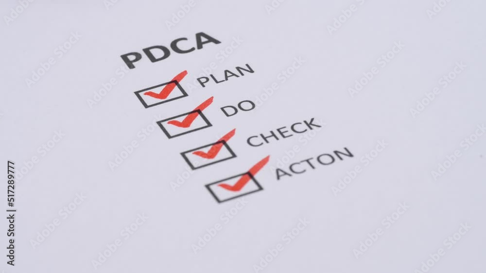 PDCA or PLAN, DO, CHECK, ACTION Business Management Concept ... PDCA or PLAN, DO, CHECK, ACTION Business Management Concept ...