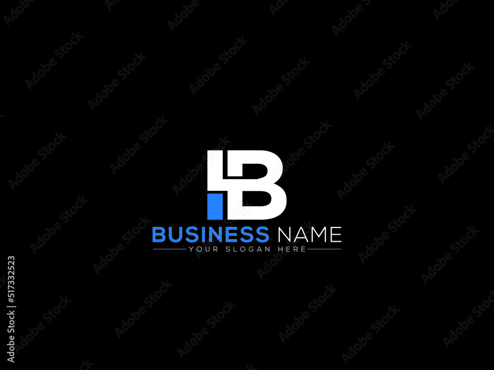 Modern IB Logo Letter Vector, Creative Ib bi Logo Icon Vector Art With ...