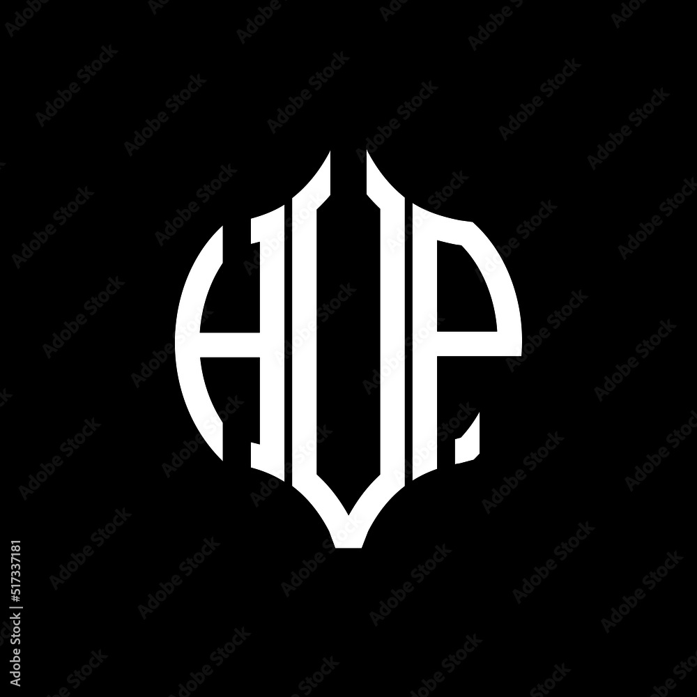 HVP letter logo. HVP best black background vector image. HVP Monogram logo design for ...