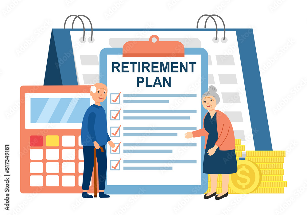 Retirement Illustration