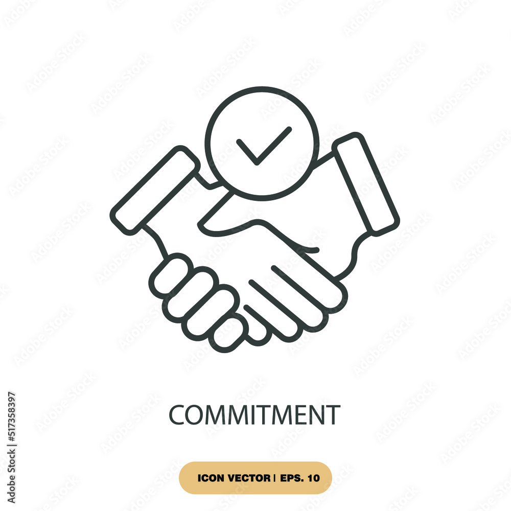 commitment icons symbol vector elements for infographic web Stock ... commitment icons symbol vector elements for infographic web Stock ...