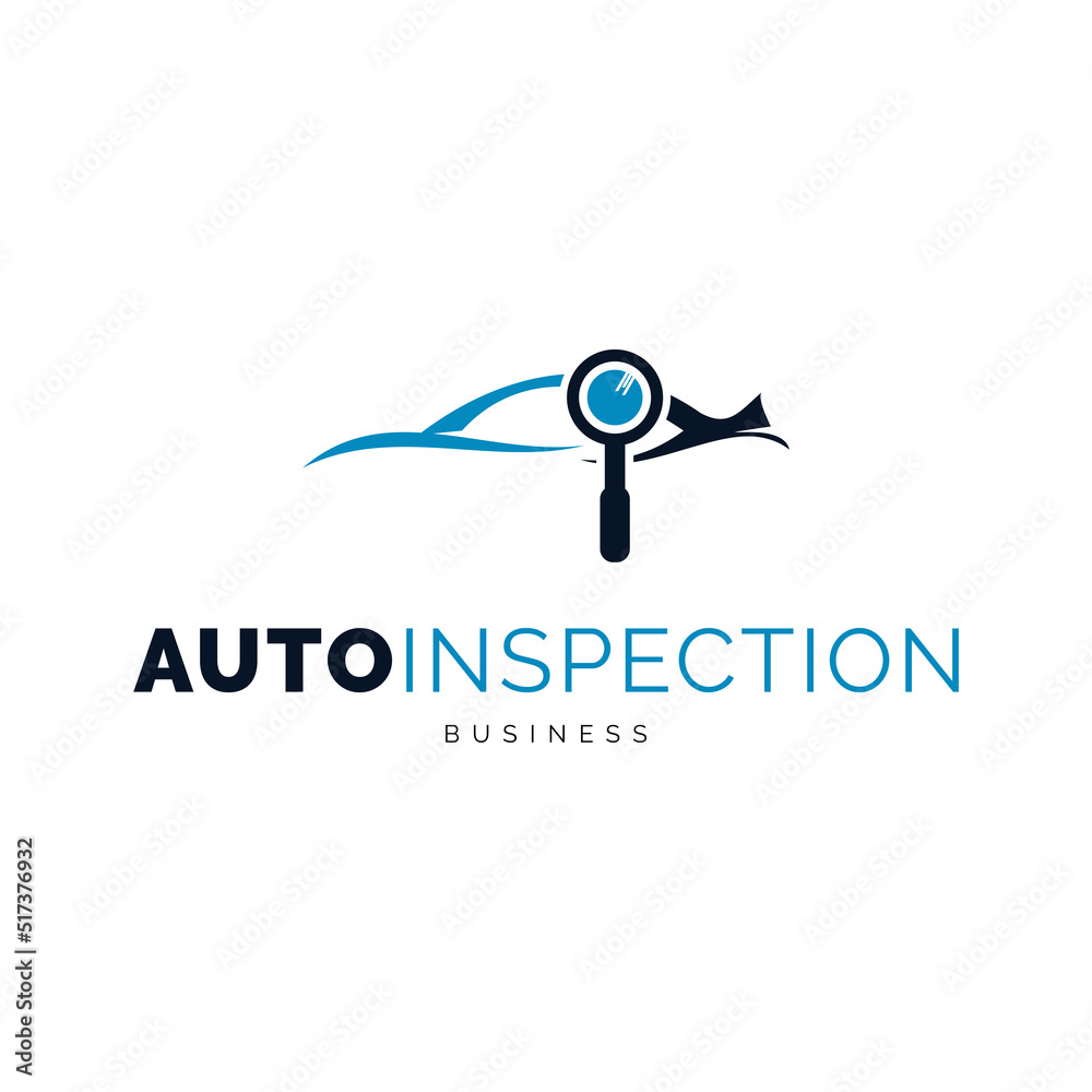 Automotive inspection icon logo design inspiration Stock Vector | Adobe ...