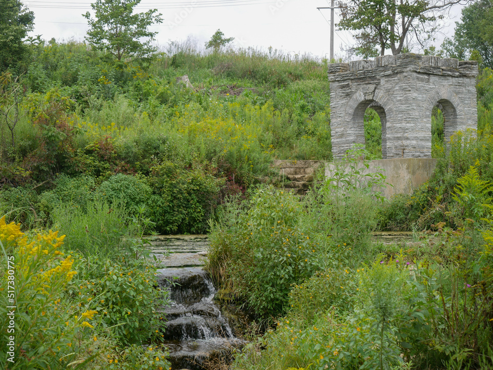 old stone spring house in the countryside Stock Photo | Adobe Stock