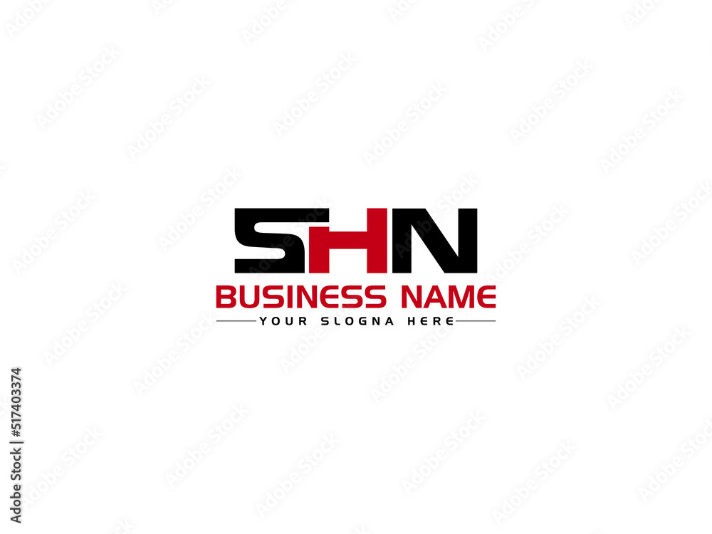 Abstract SHN Logo Icon Design, Colorful SH s h n Logo Icon Vector With ...