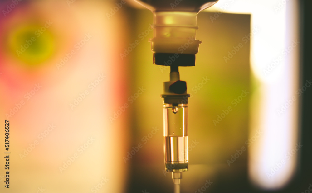 Set iv fluid intravenous drop saline drip hospital room,Medical Concept ...
