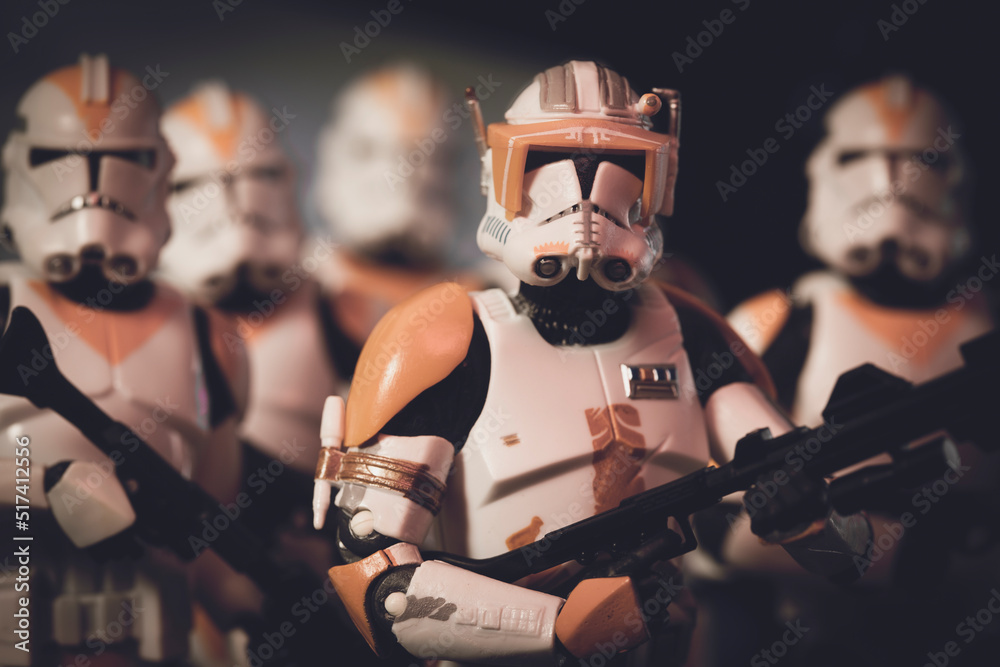 NEW YORK USA, JULY 18 2022: JULY 18 2022: Star Wars The Clone Wars ...