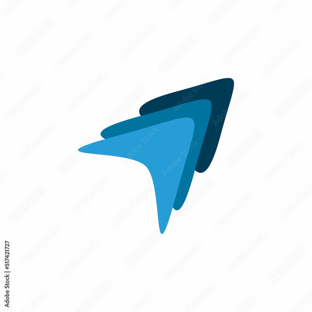 blue arrow group logo design Stock Vector | Adobe Stock