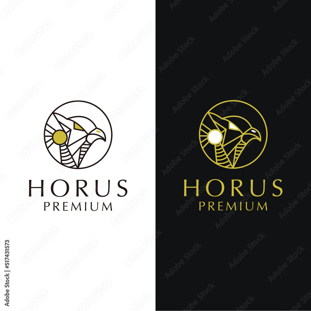 Horus logo design icon template Stock Vector | Adobe Stock