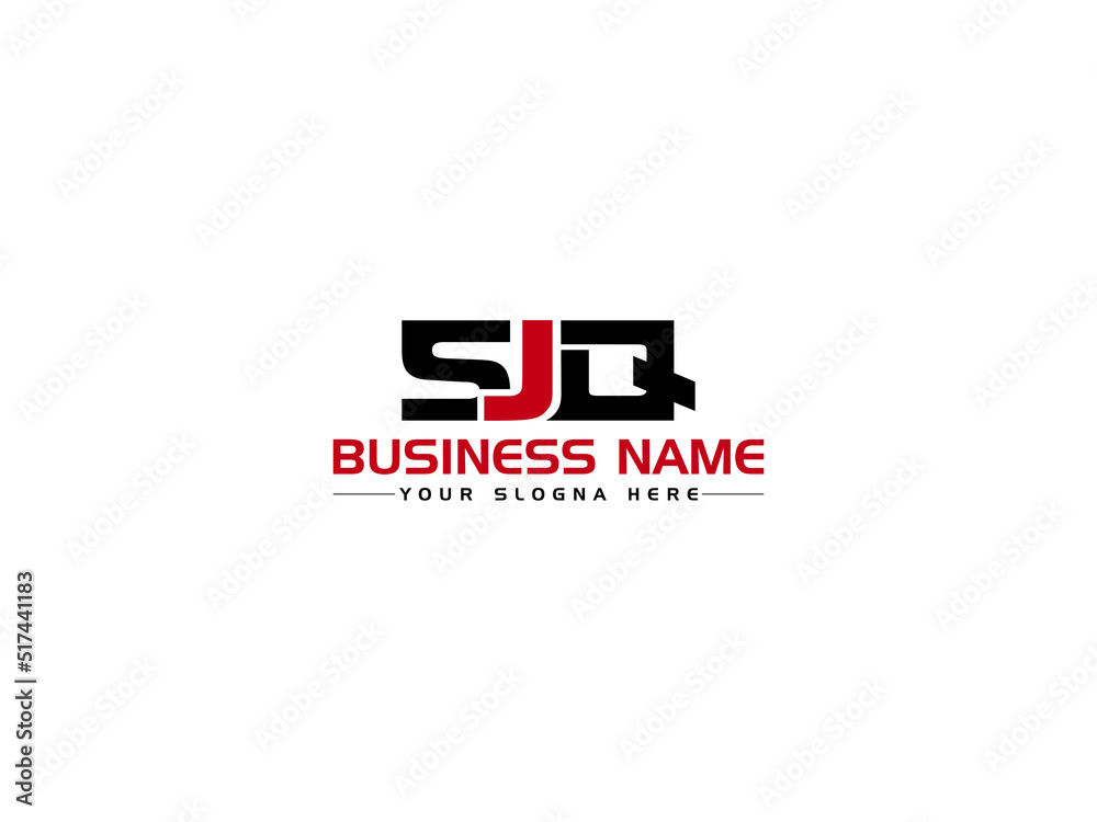 Colorful SJQ Logo Icon, Letter SJ s j q Logo Image Vector Art With ...