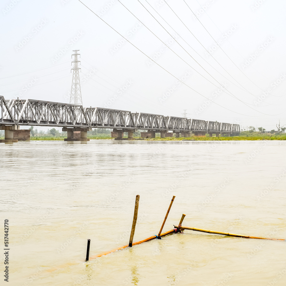 Ganga as seen in Garh Mukteshwar, Uttar Pradesh, India, River Ganga is ...
