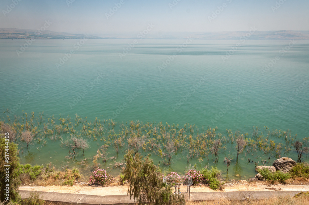 Lac de Tibériade, mer de Galilée, en Israël Stock Photo | Adobe Stock