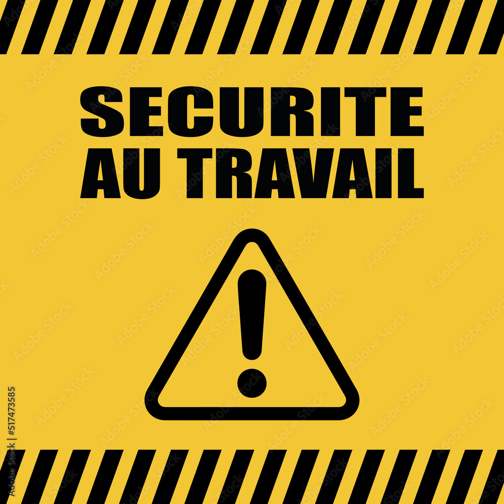 Logo sécurité au travail. Stock Vector | Adobe Stock