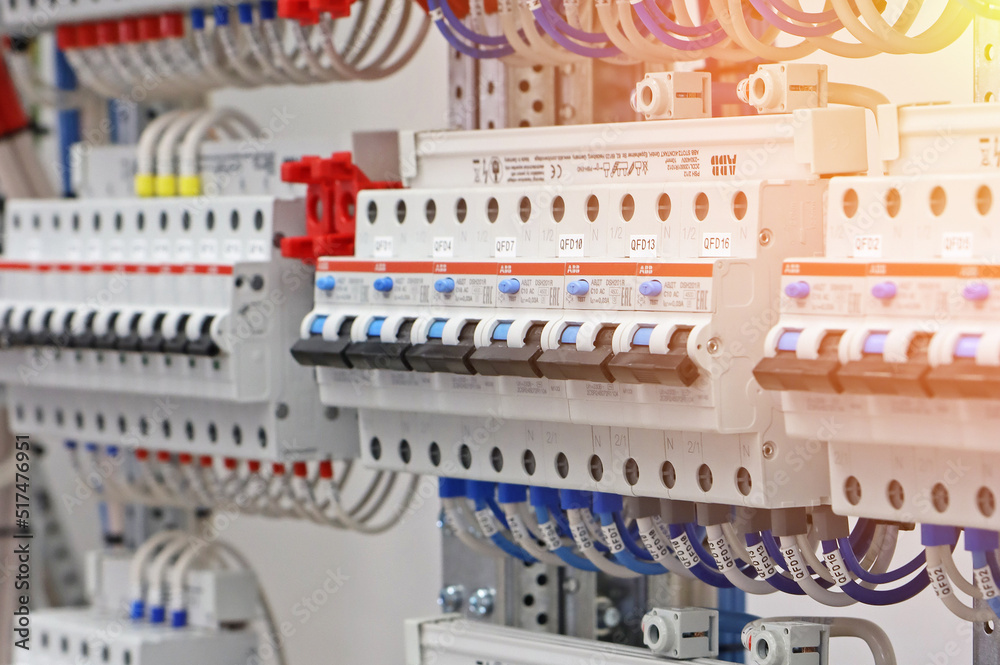 ABB differential current circuit breakers for load protection in the ...