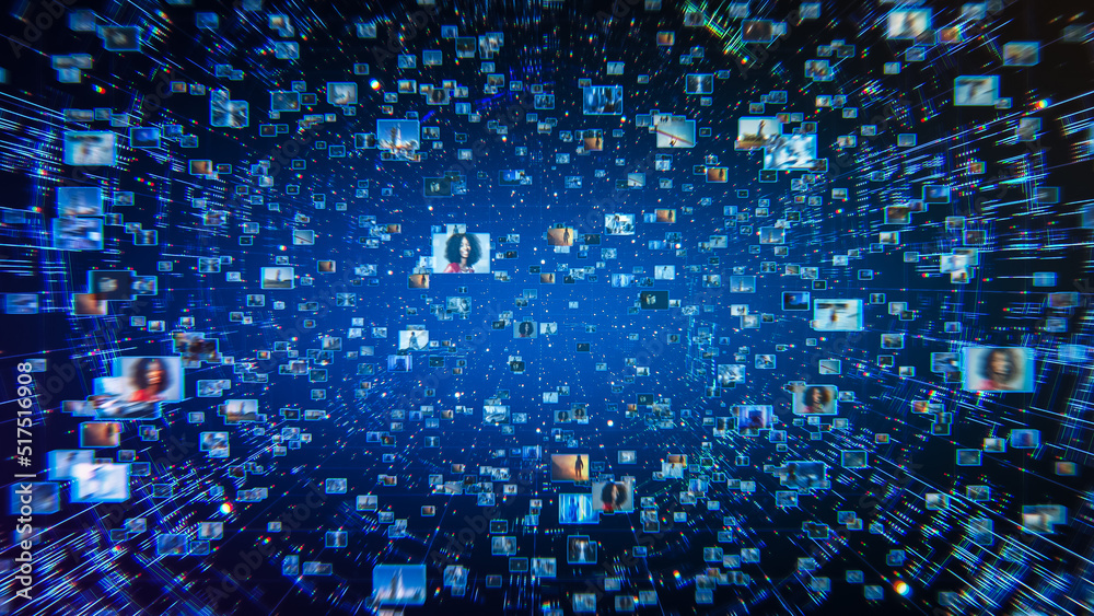 VFX Digitally Generated Background with Virtual Social Media Reality ...