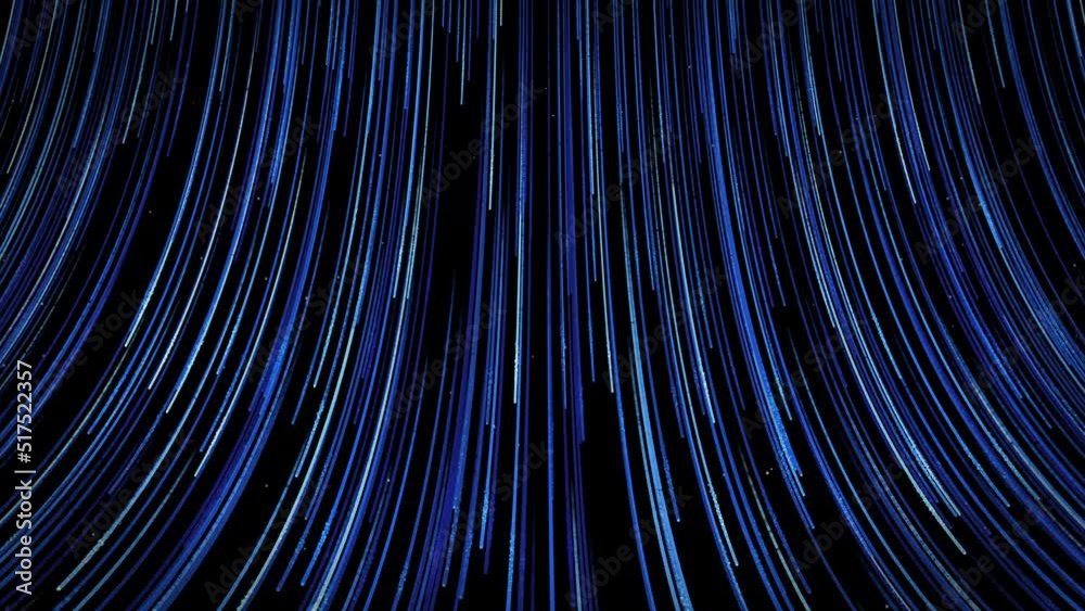 Meteor falling rain particles, 4K,Abstract Digital Data transfer in ...