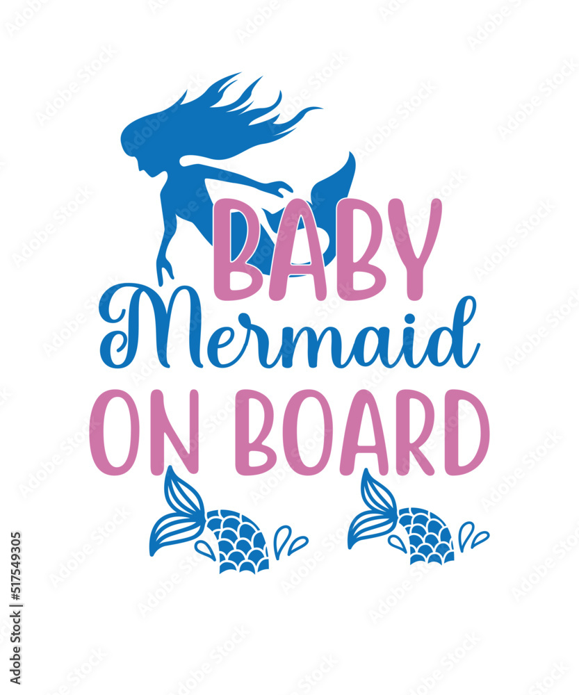 Vetor de Mermaid Svg Design,Mermaid SVG Bundle, Mermaid tail SVG for ...