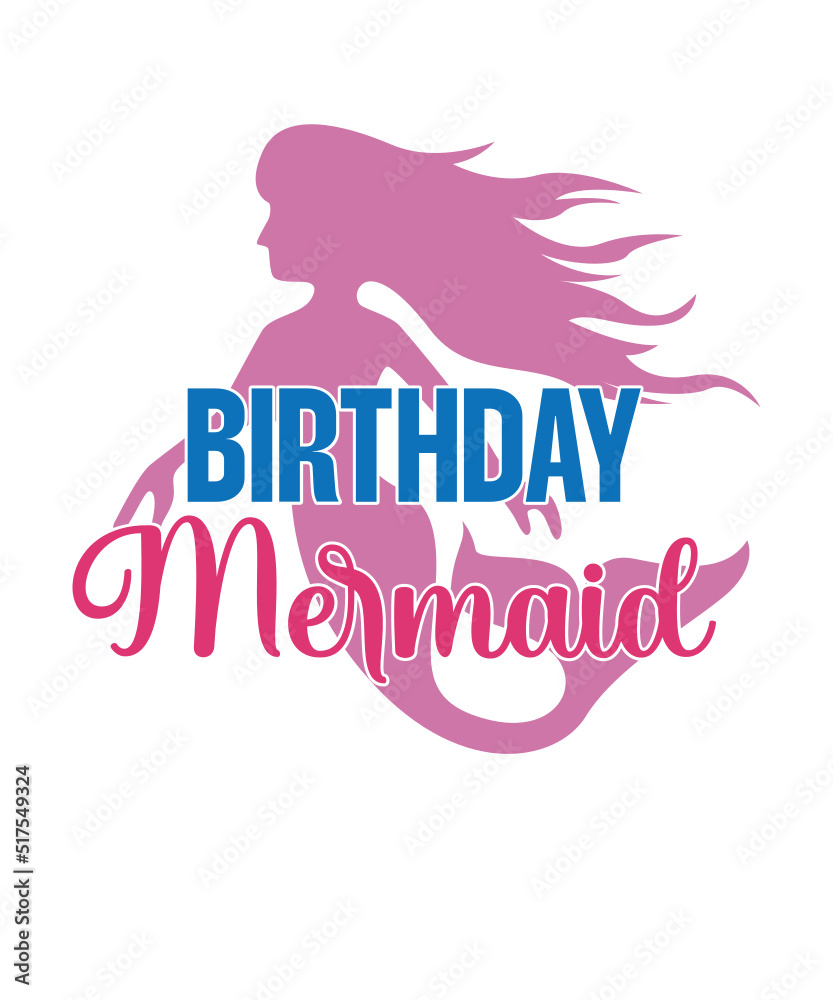 Vetor de Mermaid Svg Design,Mermaid SVG Bundle, Mermaid tail SVG for ...