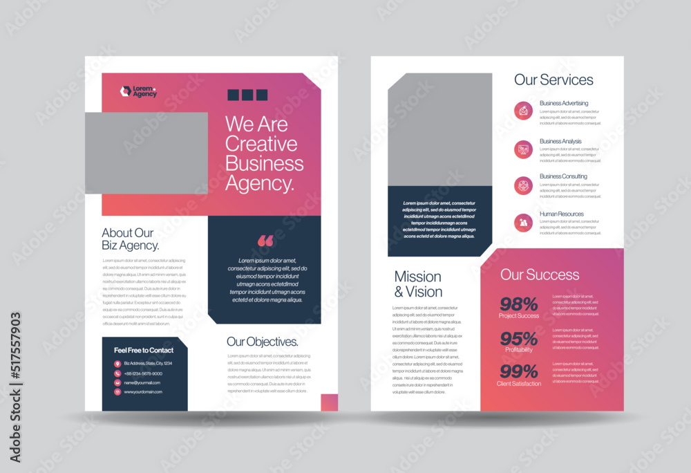 Corporate Business Flyer Design or Handout and leaflet design or ...