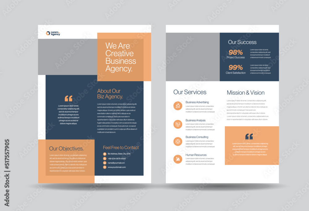 Corporate Business Flyer Design or Handout and leaflet design or ...